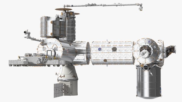 International Space Station Modules model - TurboSquid 1853399