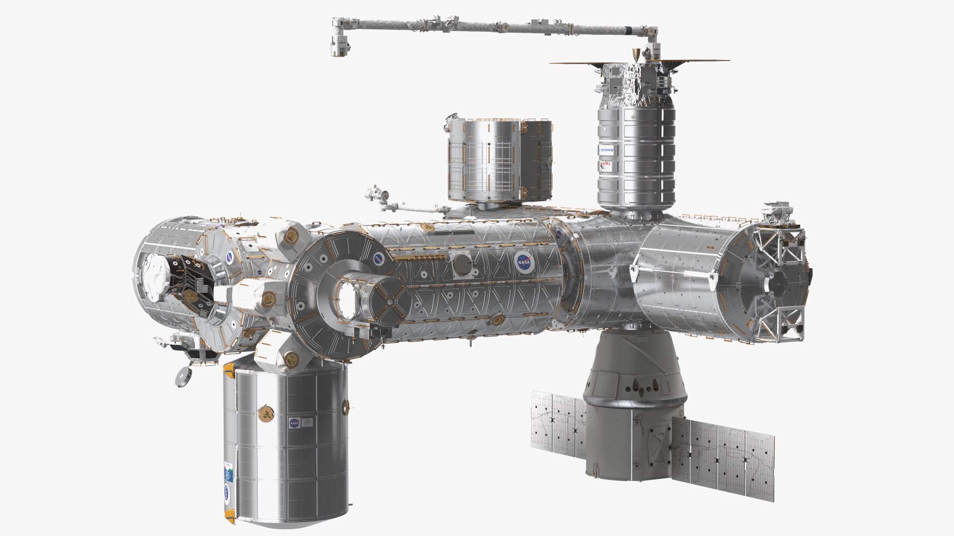 International Space Station Modules model - TurboSquid 1853399