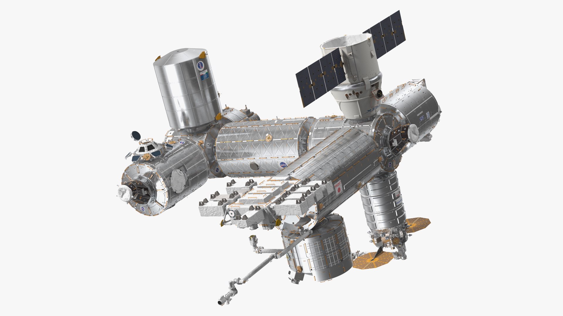 International Space Station Modules model - TurboSquid 1853399