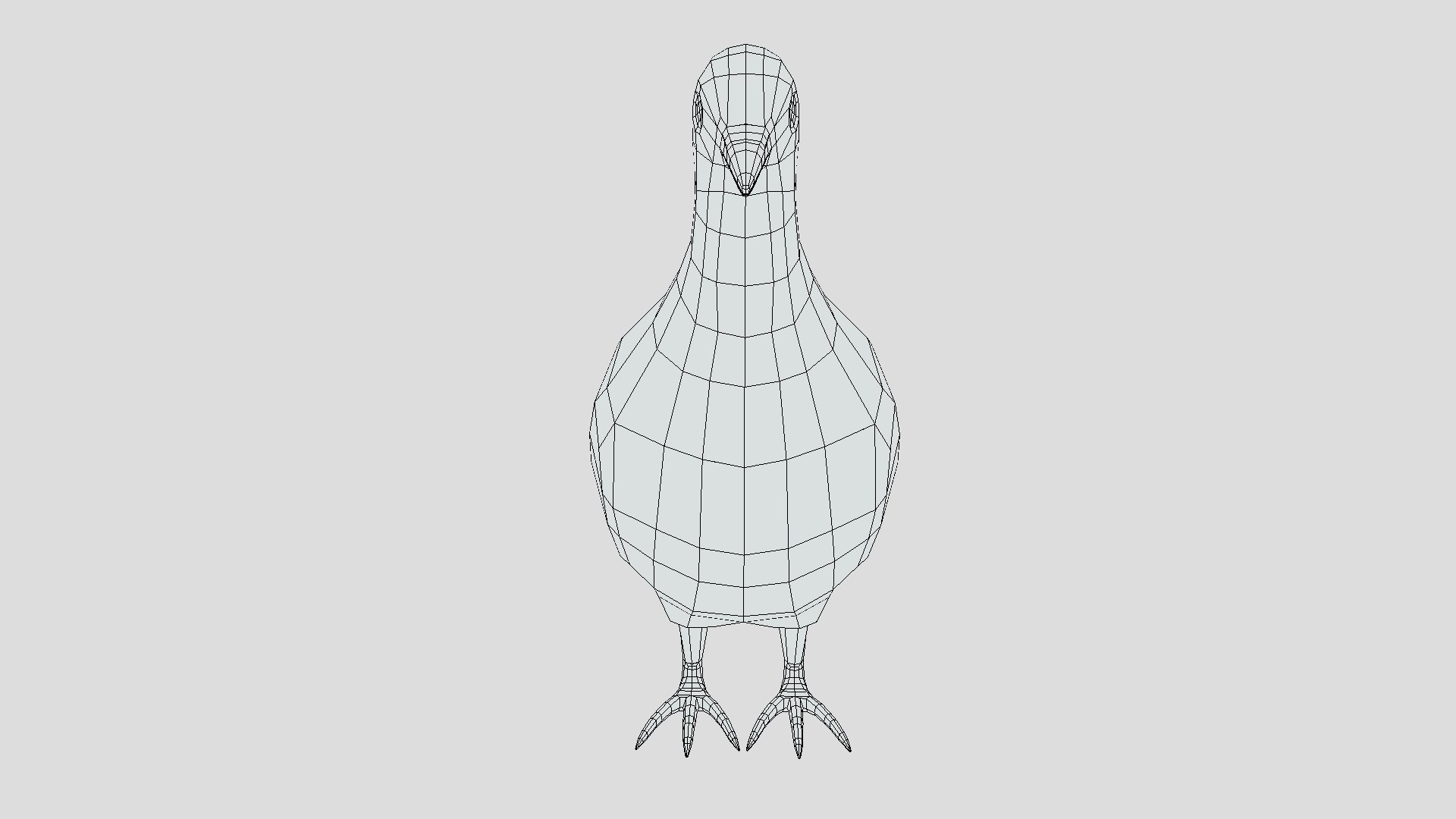 3D model Low Poly Cartoon Pigeon - TurboSquid 1853130