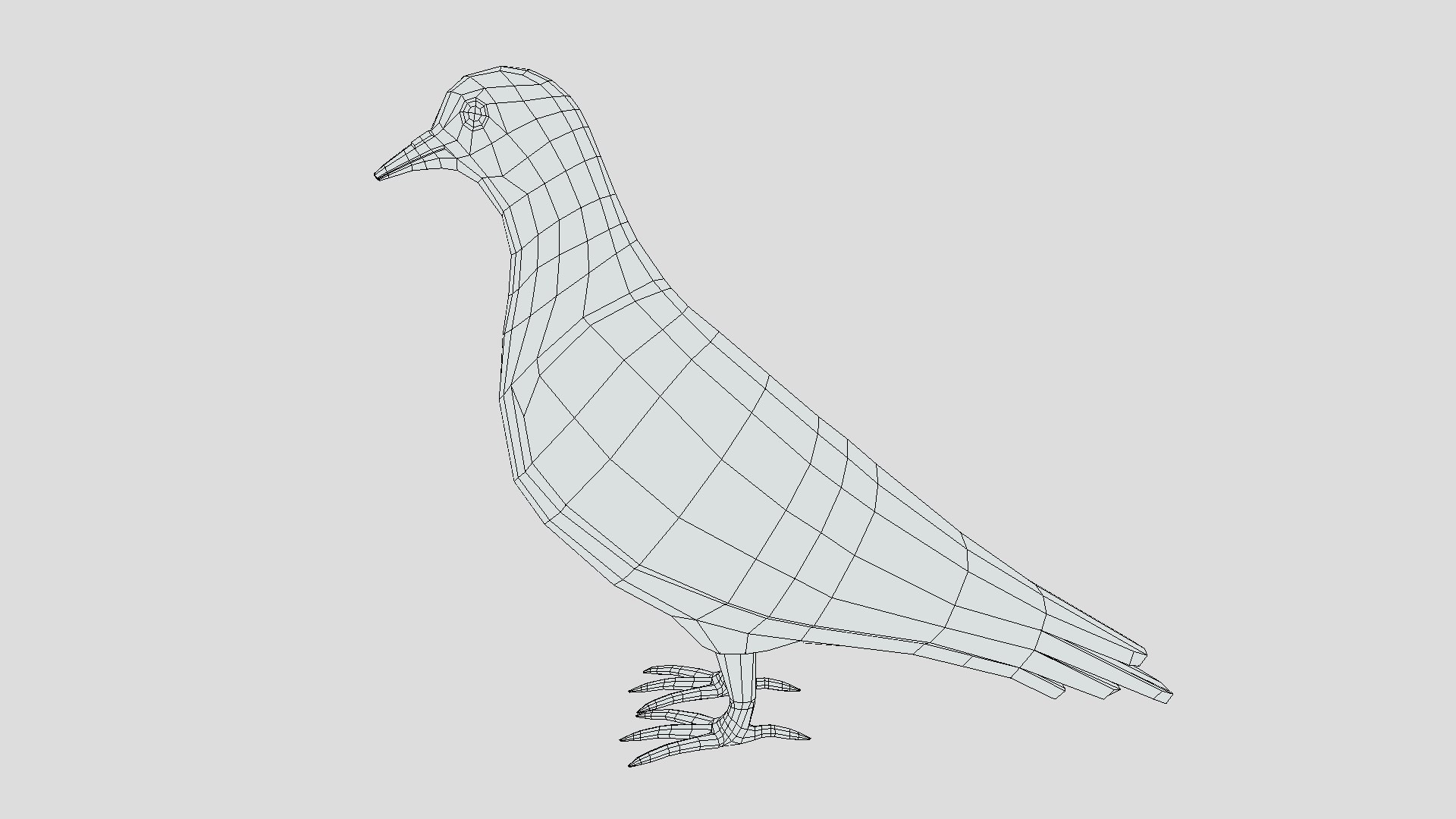 3D model Low Poly Cartoon Pigeon - TurboSquid 1853130