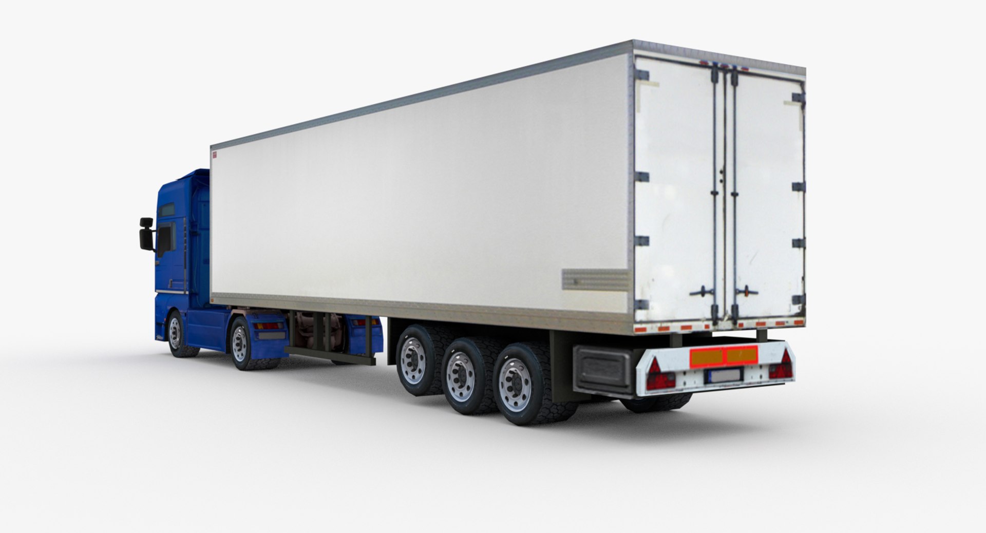 3D Truck Trailer Model - TurboSquid 1336498