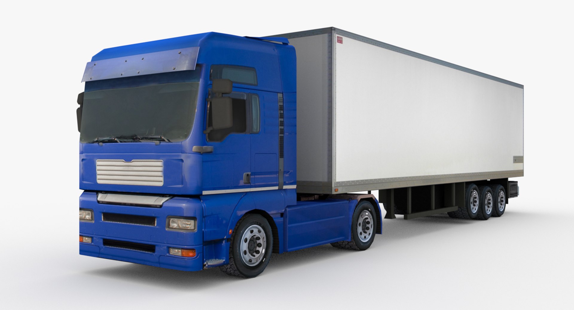 3D Truck Trailer Model - TurboSquid 1336498