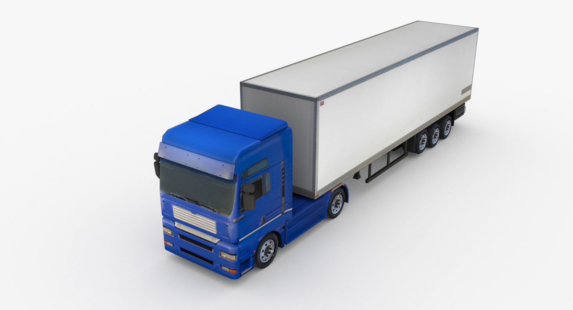 3D Truck Trailer Model - TurboSquid 1336498