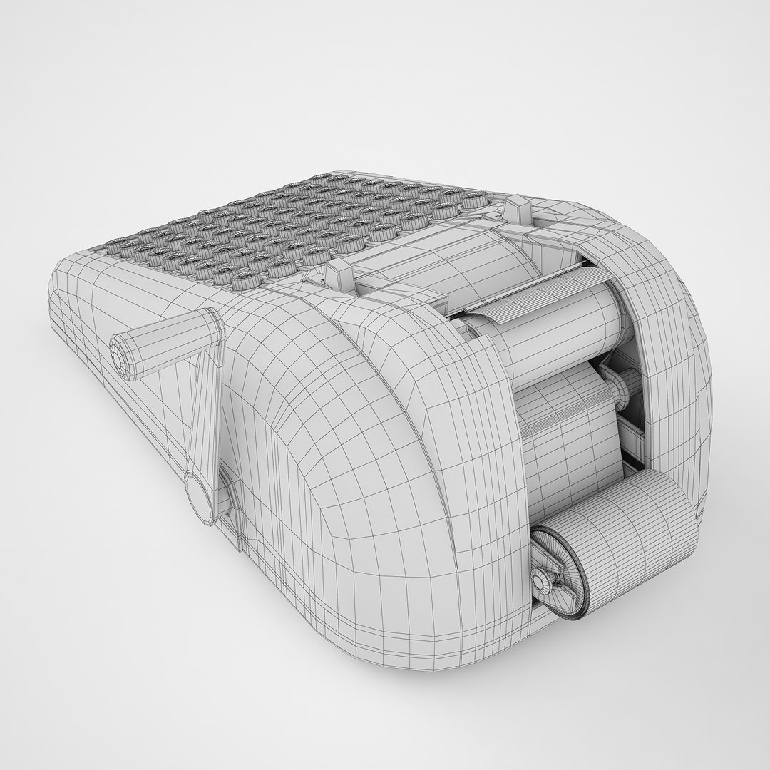 3D Retro Adding Machine Model - TurboSquid 1236832