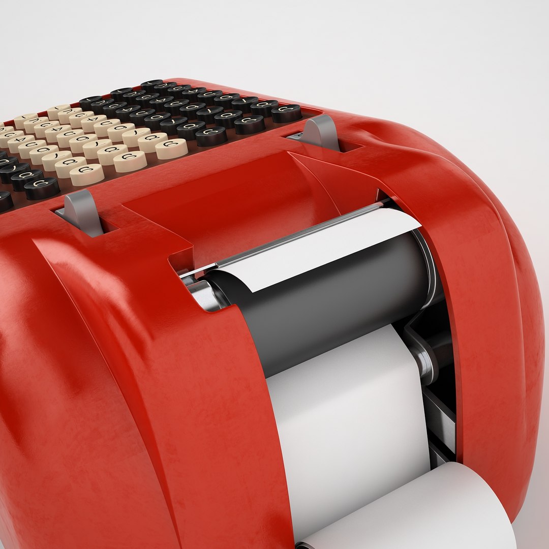 3D Retro Adding Machine Model - TurboSquid 1236832