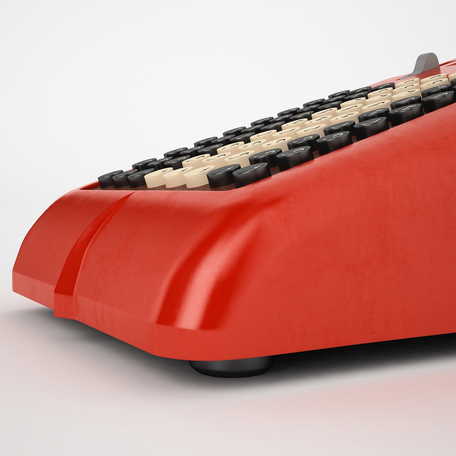 3D retro adding machine model - TurboSquid 1236832