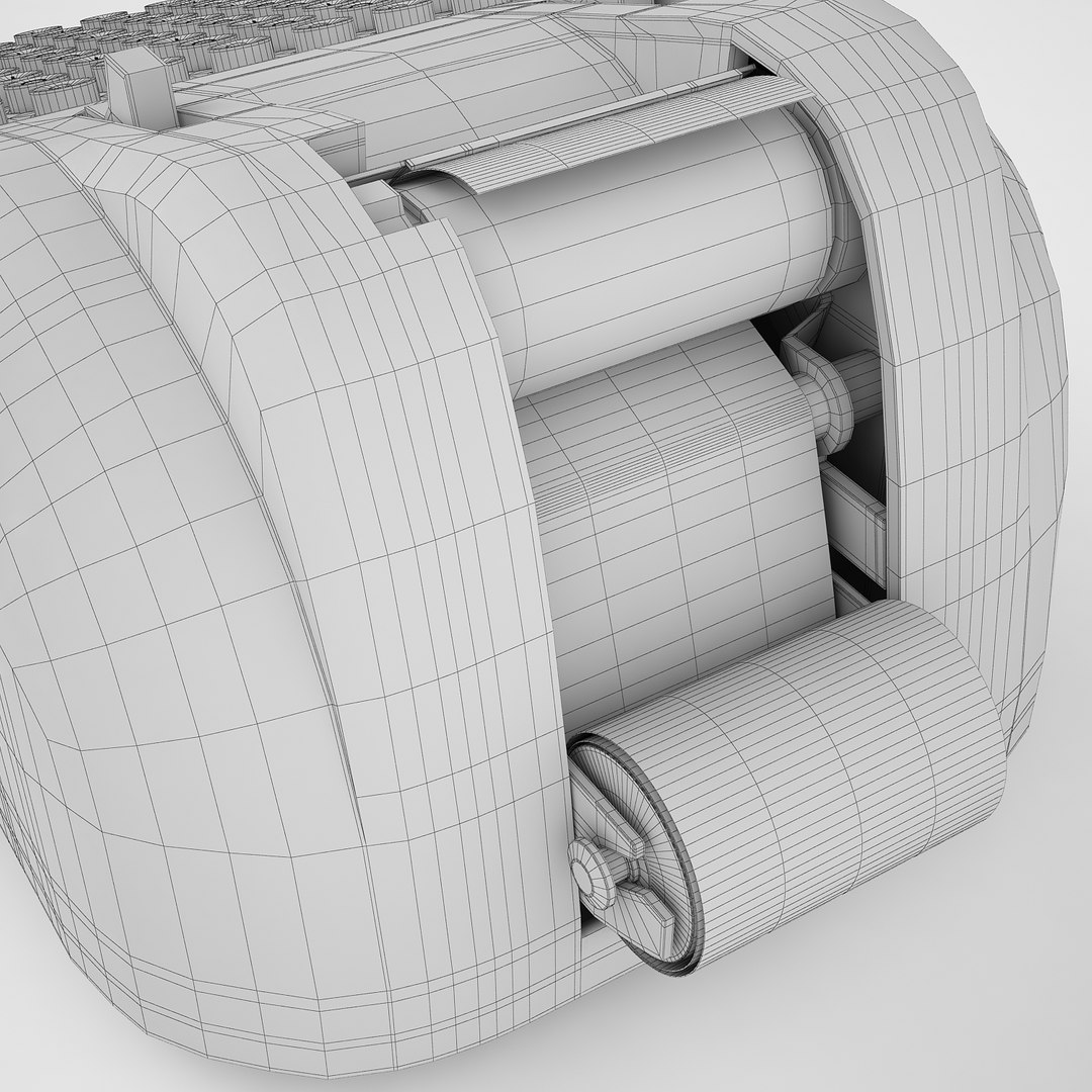 3D Retro Adding Machine Model - TurboSquid 1236832