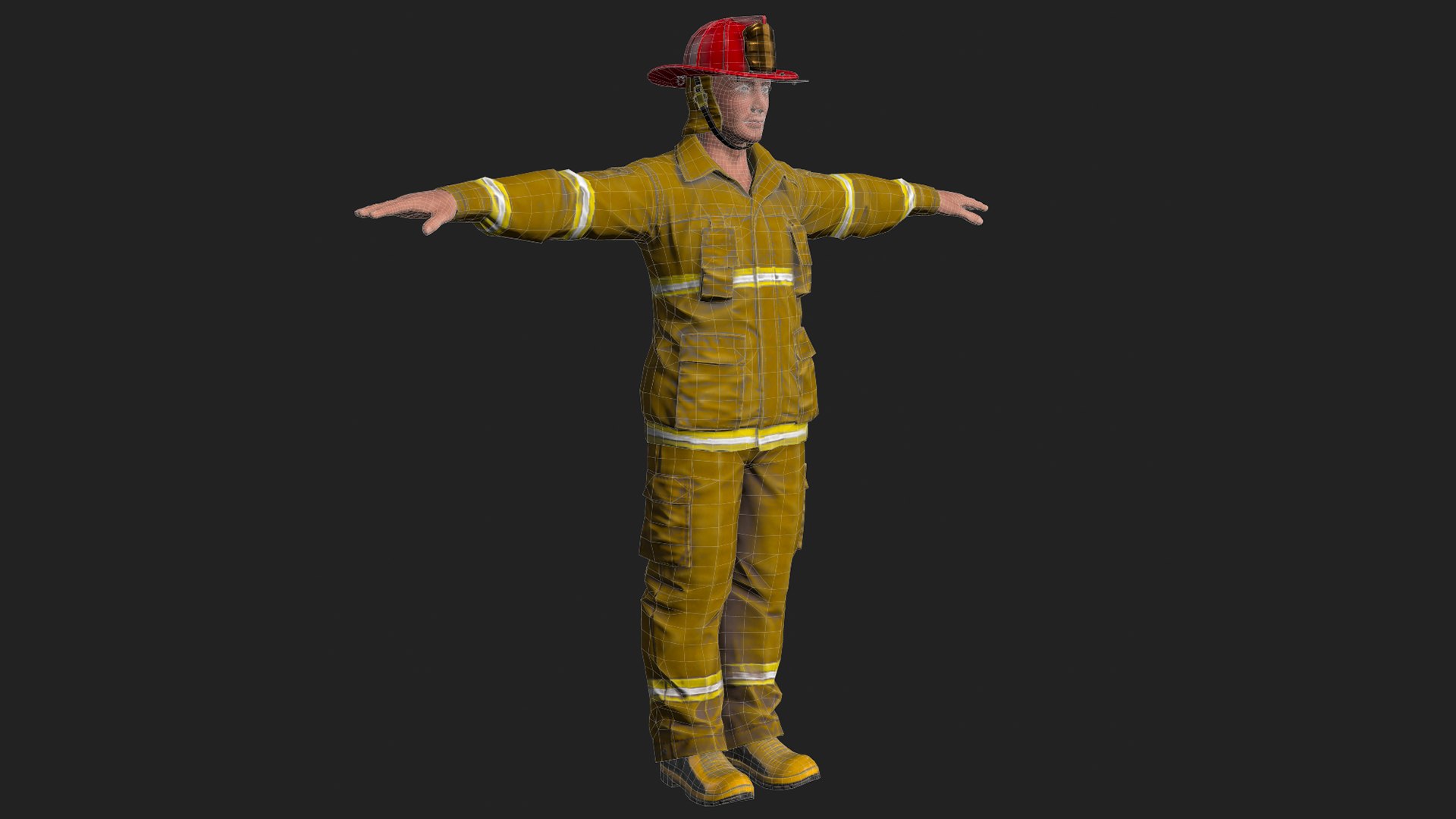 Firefighter Fighter 3D Model - TurboSquid 1661856
