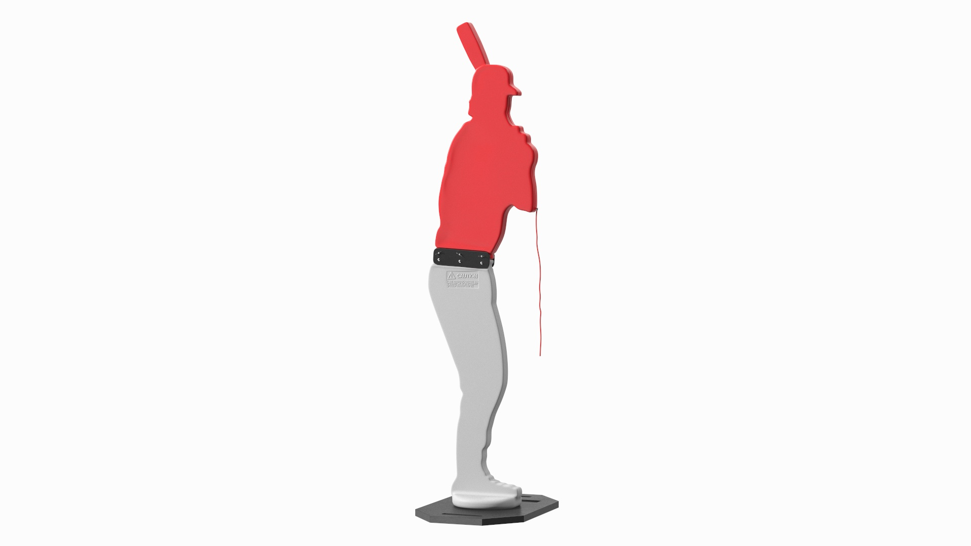 3D Baseball Pitching Dummy Red - TurboSquid 2244944