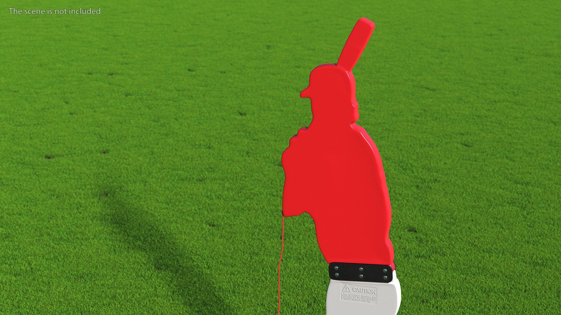 3D Baseball Pitching Dummy Red - TurboSquid 2244944