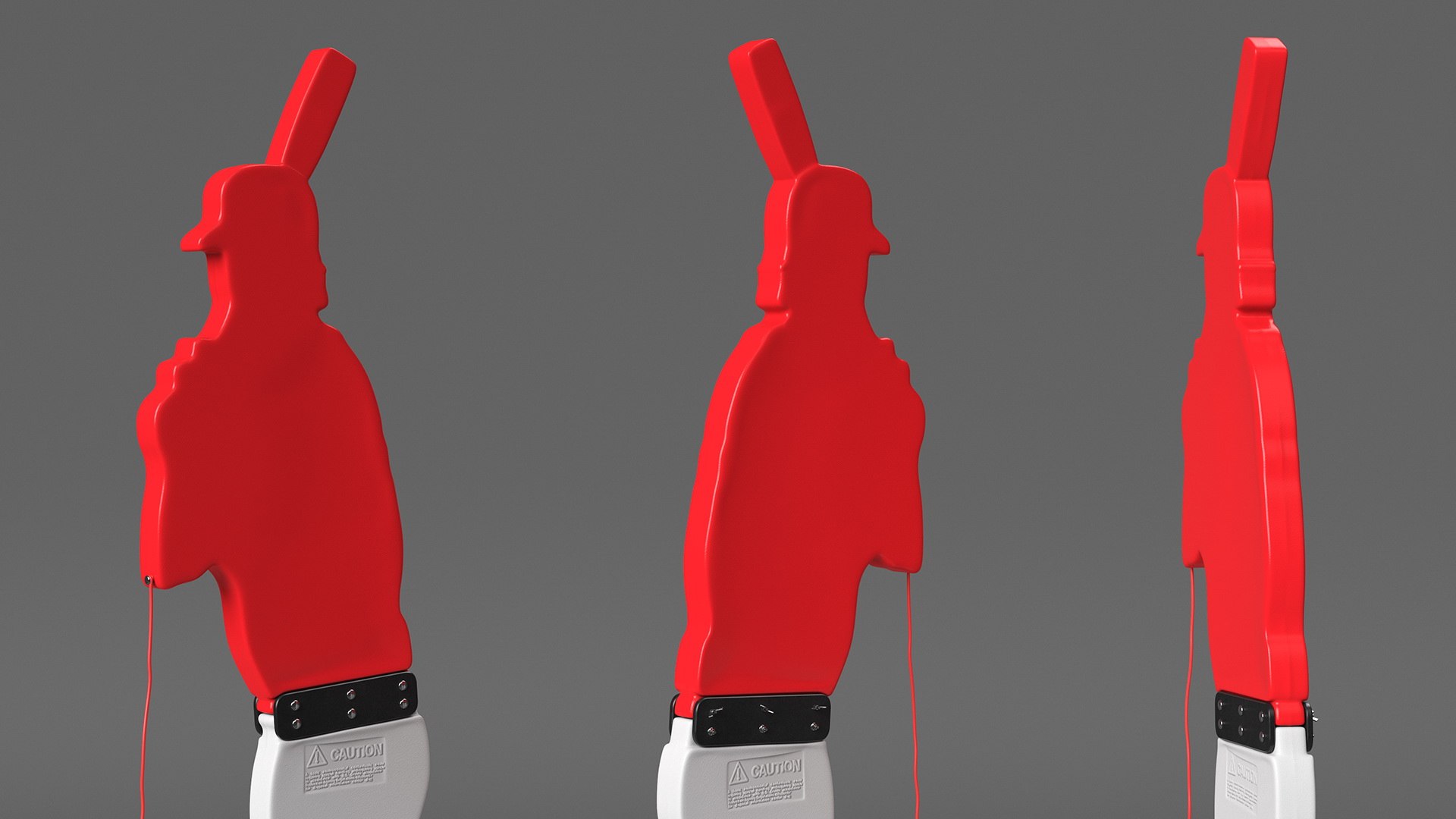 3D Baseball Pitching Dummy Red - TurboSquid 2244944