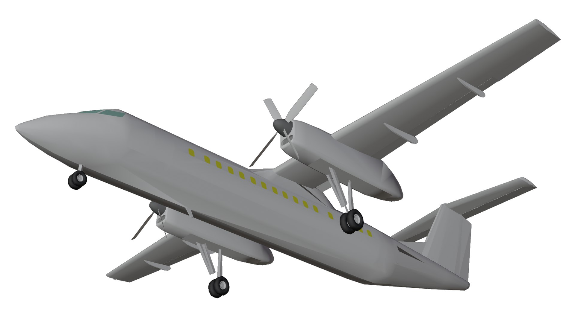 De Havilland Canada DHC-8 3D - TurboSquid 2316096