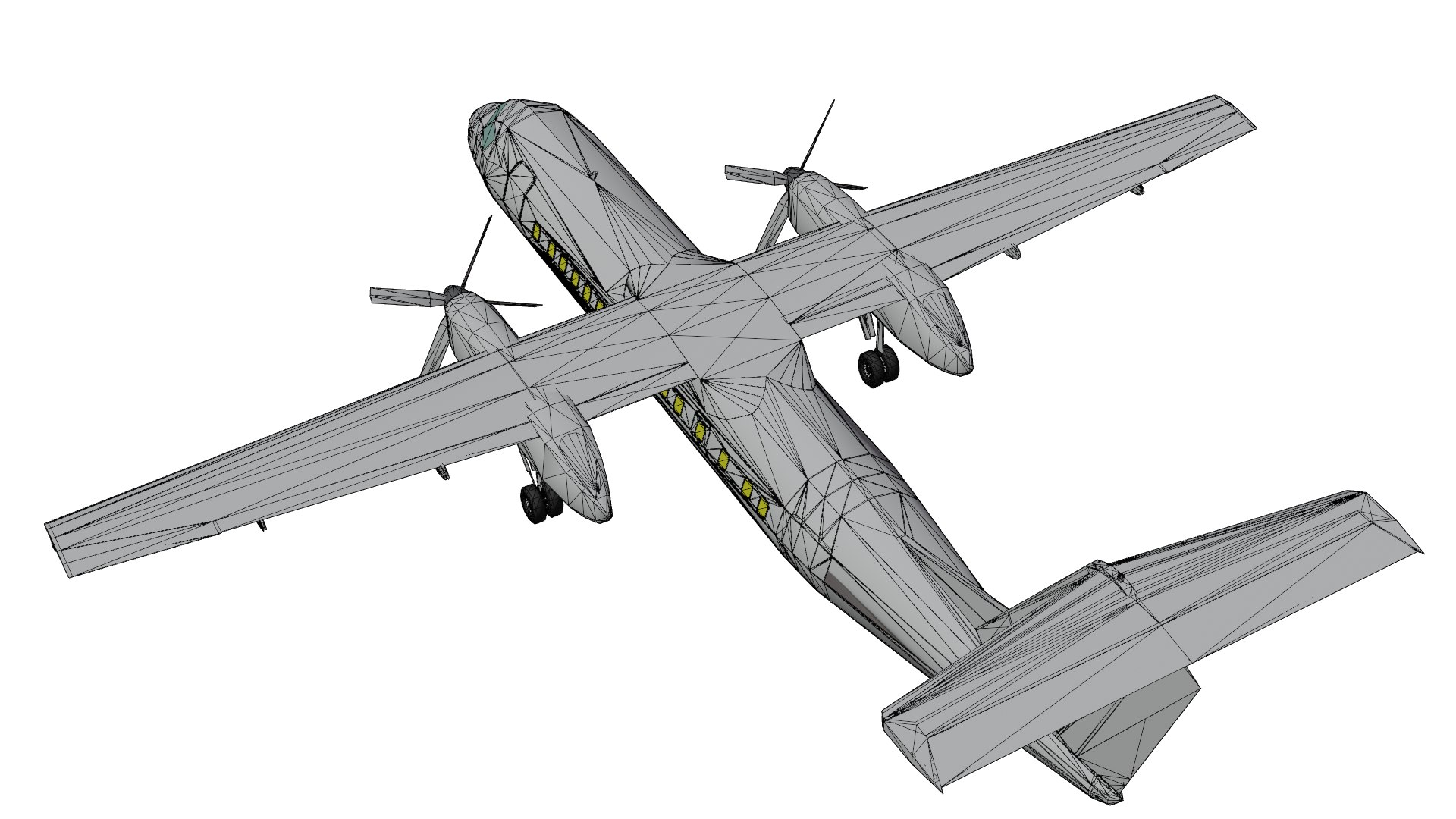 De Havilland Canada DHC-8 3D - TurboSquid 2316096