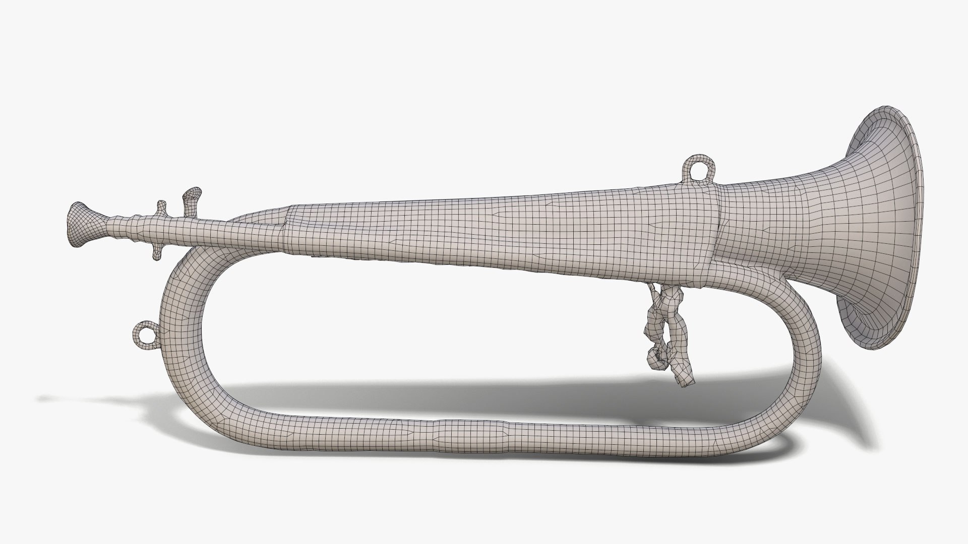 Cornet Military 3d Model