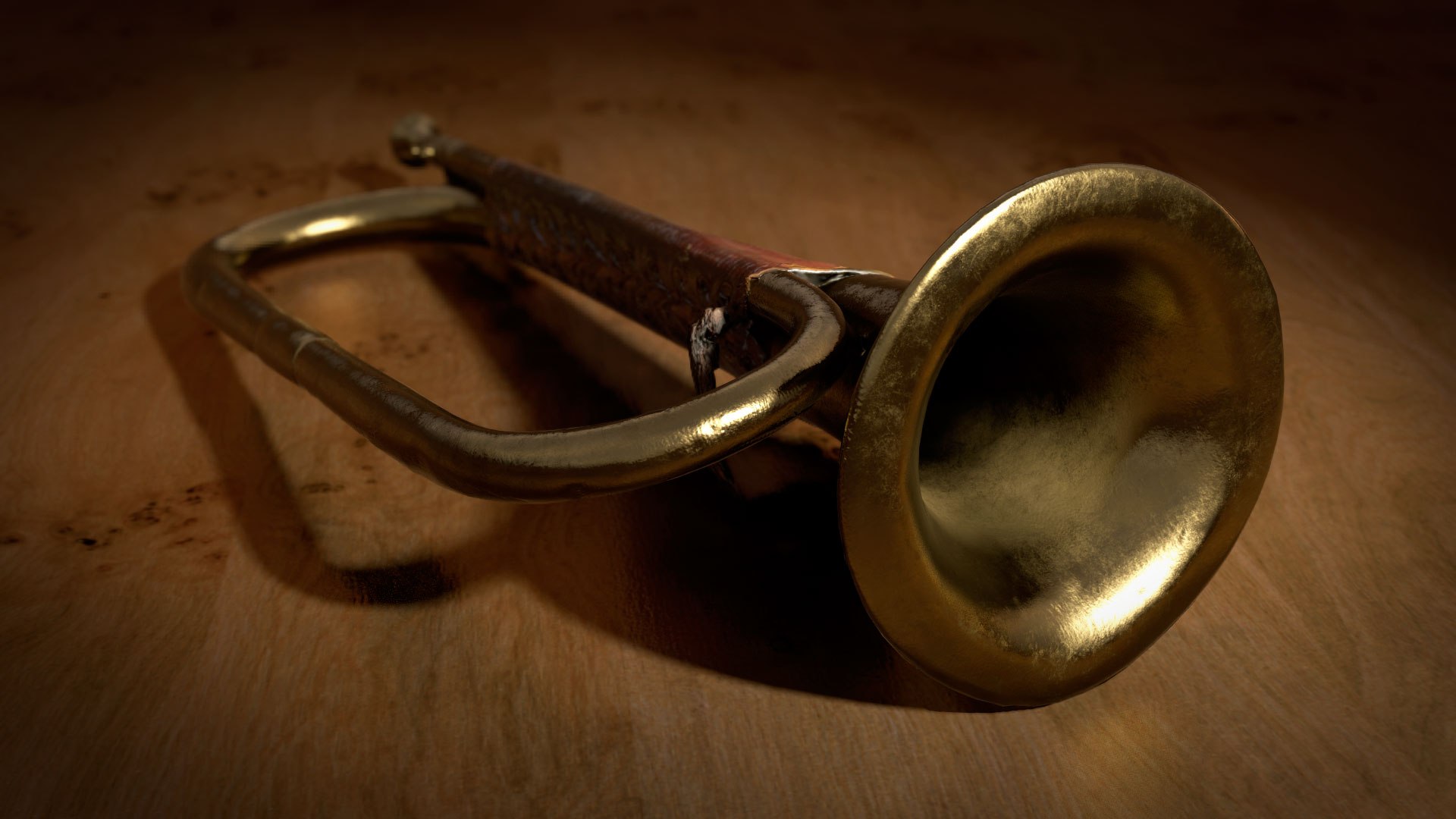 Cornet Military 3d Model