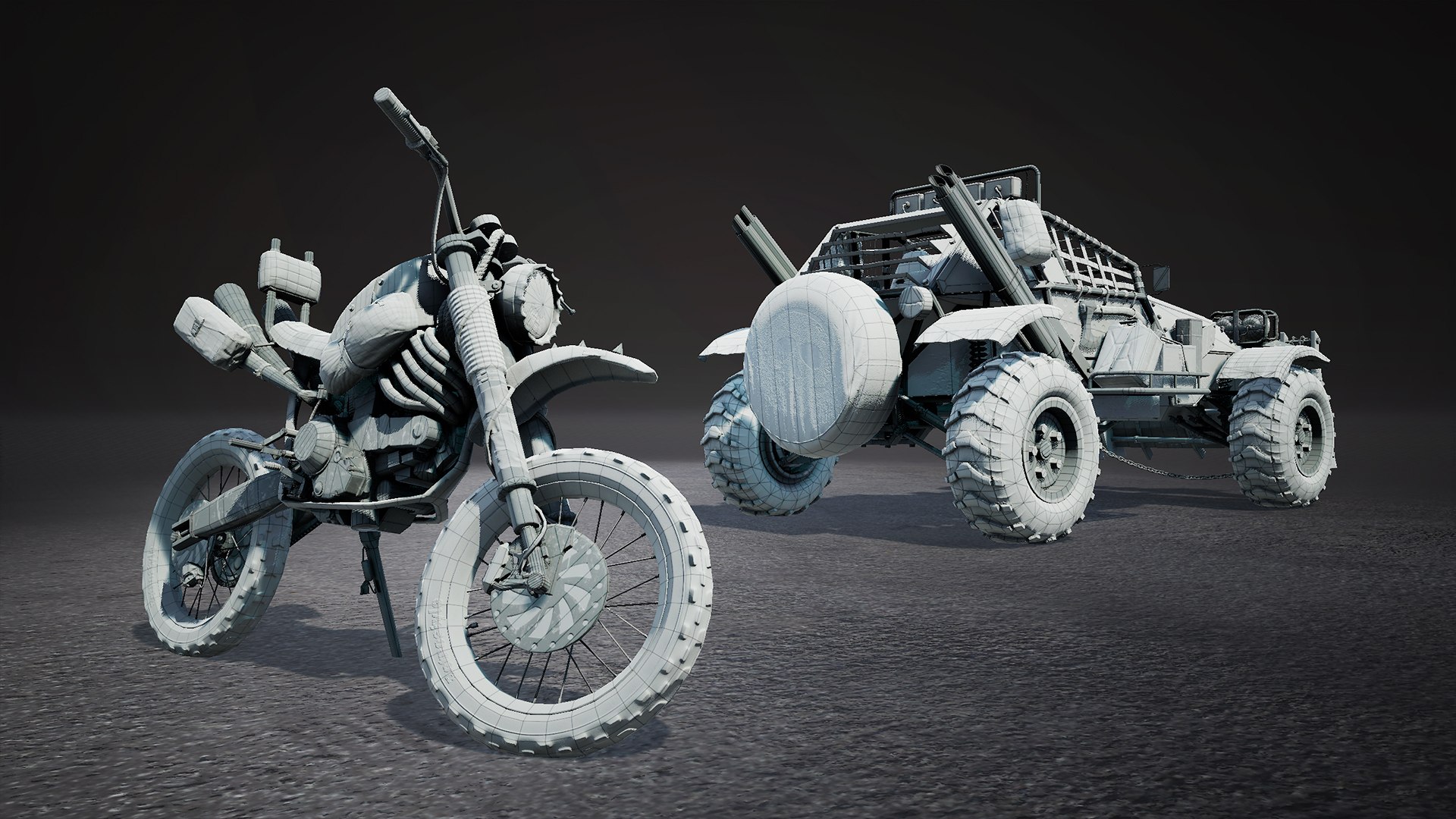 Last Guns - Apocalyptic Wheels 3D - TurboSquid 2061291