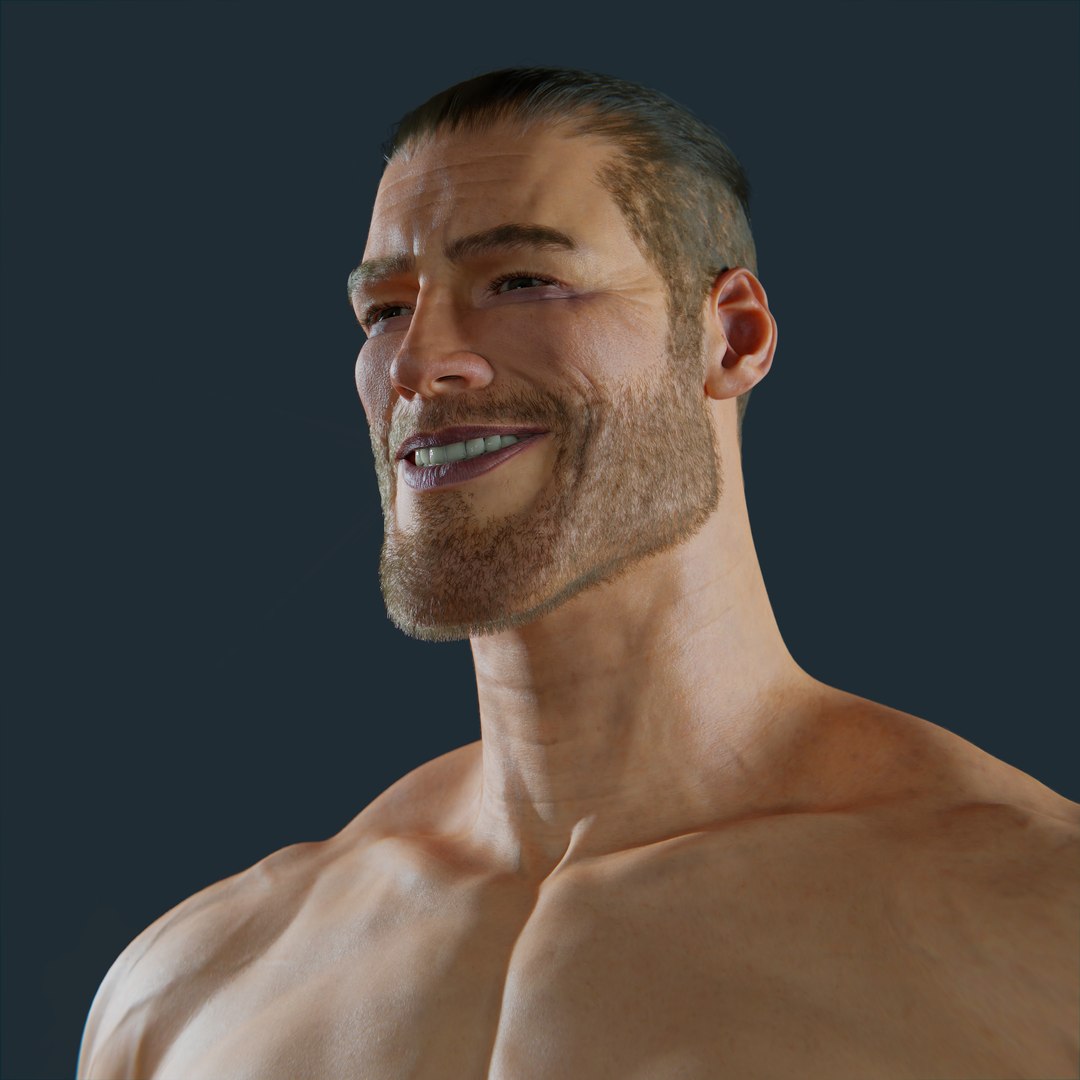 Giga Chad 3D model - TurboSquid 1900093