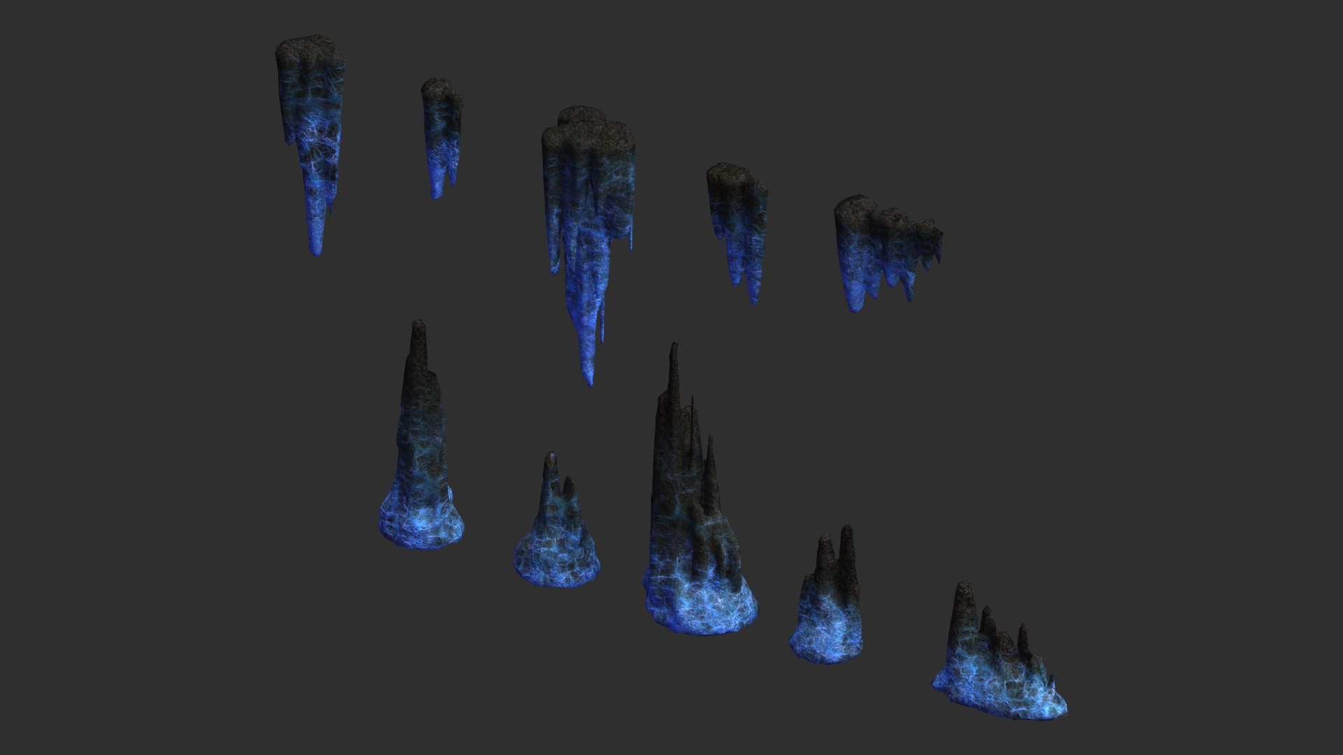 3D Magic Rocks Combo Model - TurboSquid 1990977