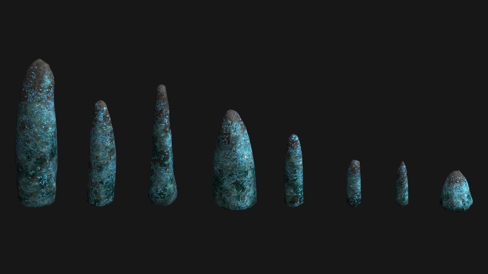 3D Magic Rocks Combo Model - TurboSquid 1990977