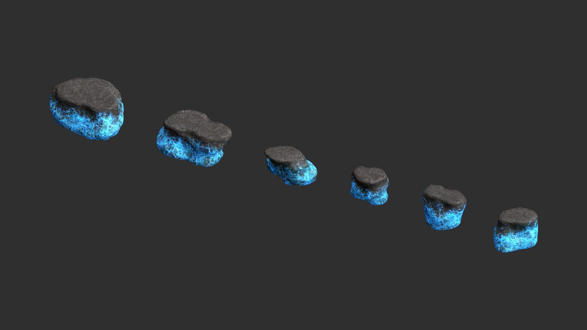 3D Magic Rocks Combo Model - TurboSquid 1990977