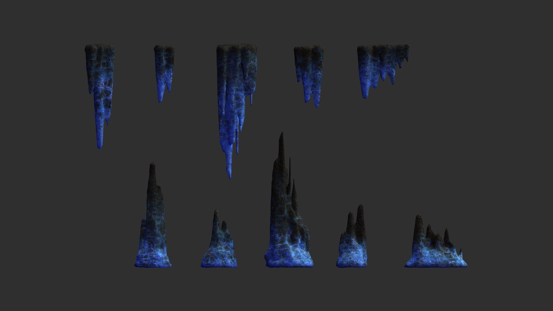 3D Magic Rocks Combo Model - TurboSquid 1990977