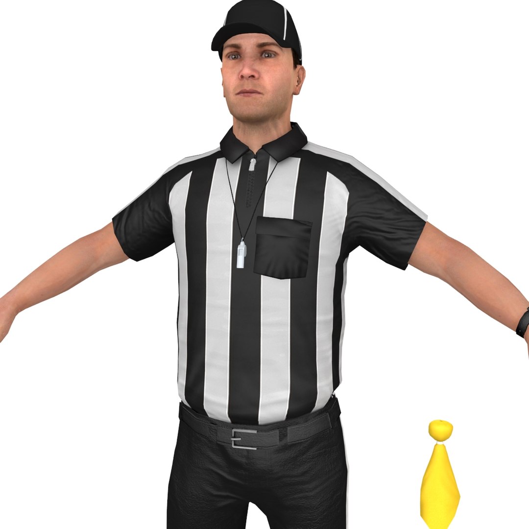 3D Football Referee 4 - TurboSquid 1299886