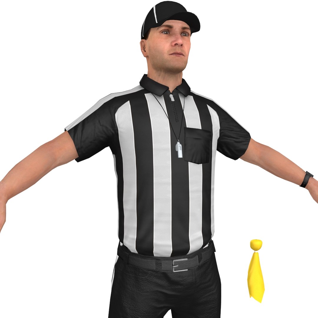 3D Football Referee 4 - TurboSquid 1299886