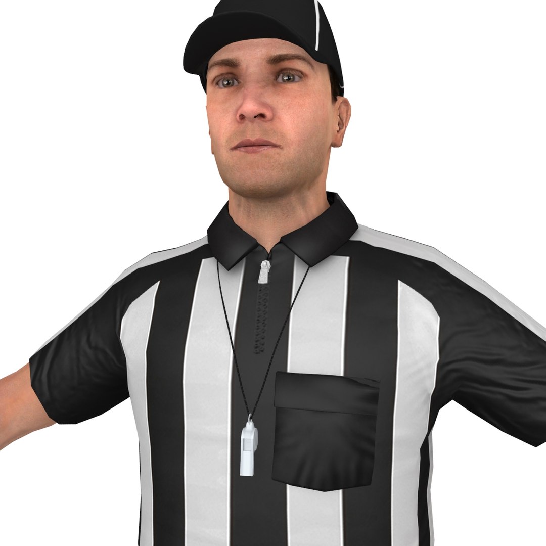 3D Football Referee 4 - TurboSquid 1299886