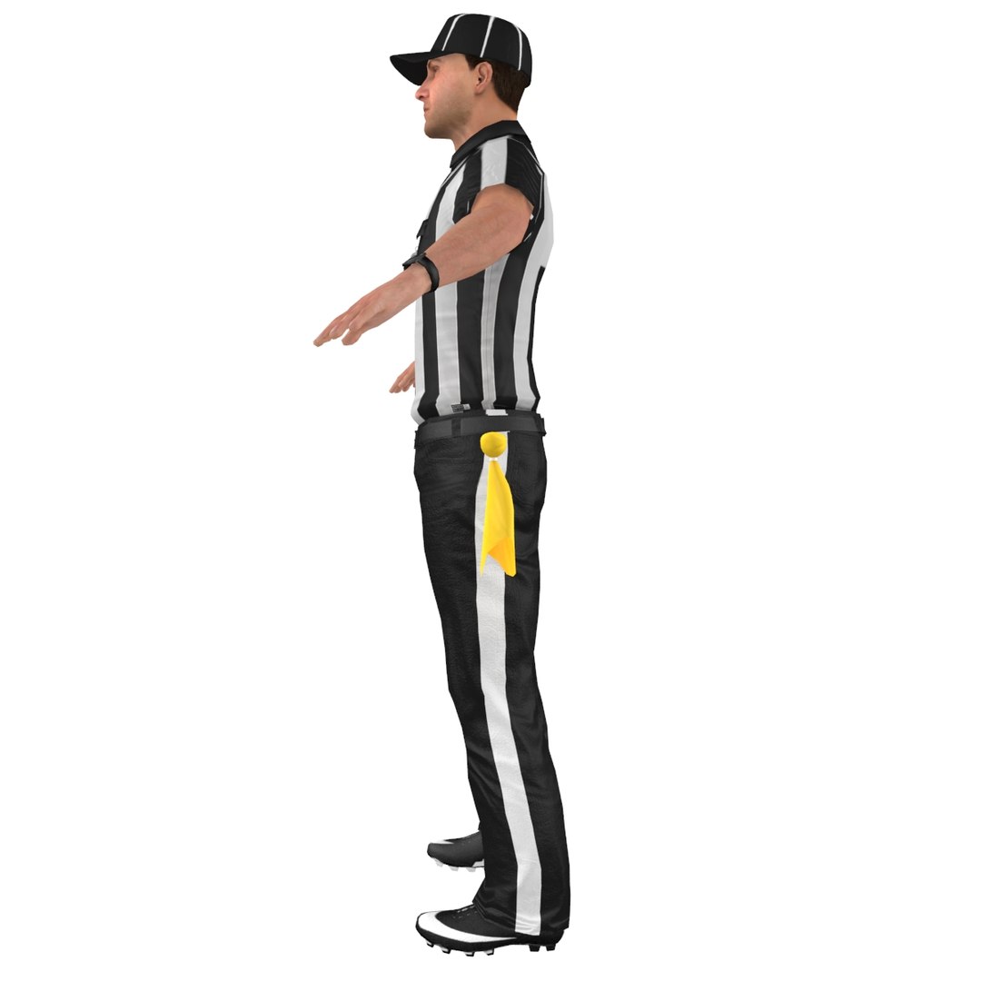 3D Football Referee 4 - TurboSquid 1299886
