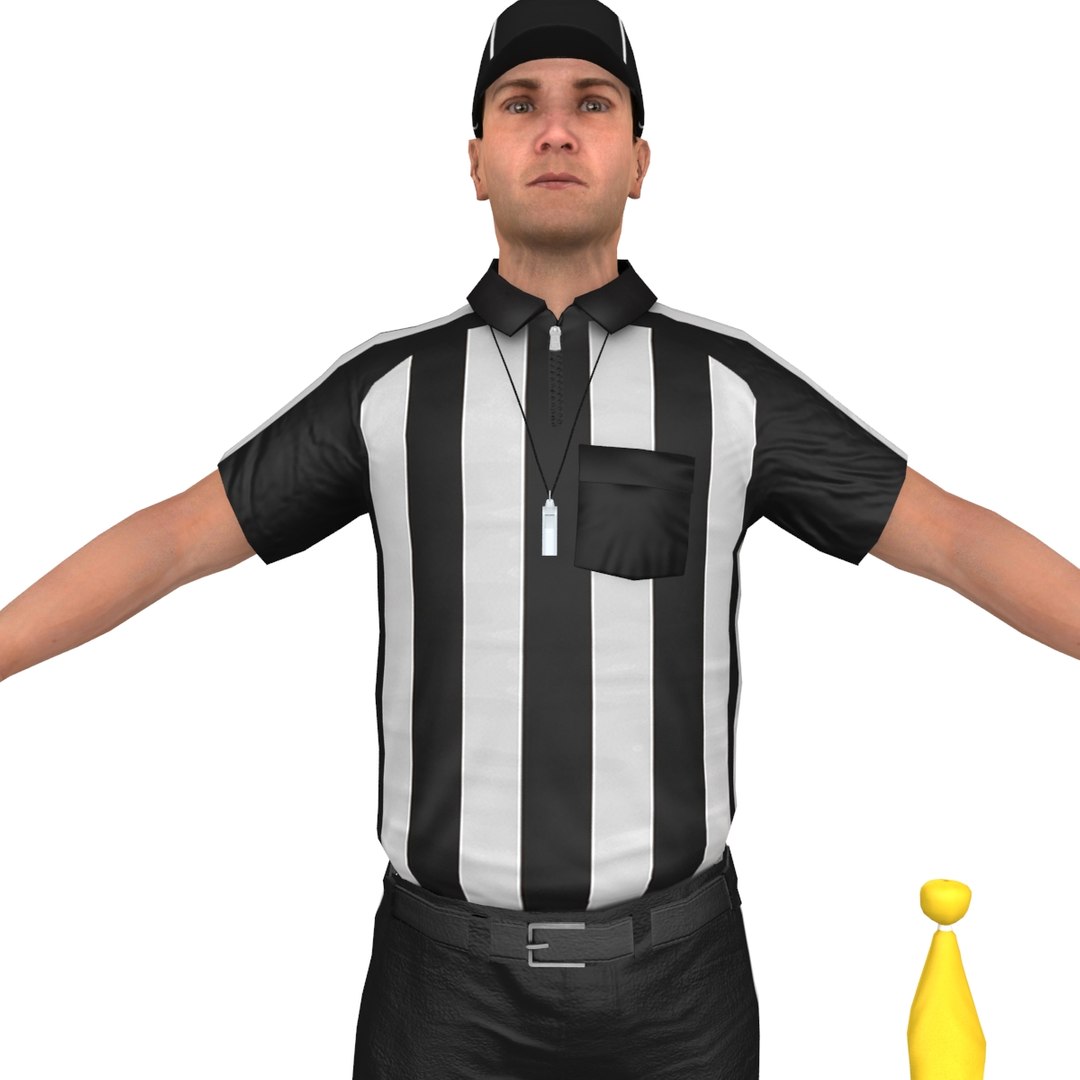 3D Football Referee 4 - TurboSquid 1299886