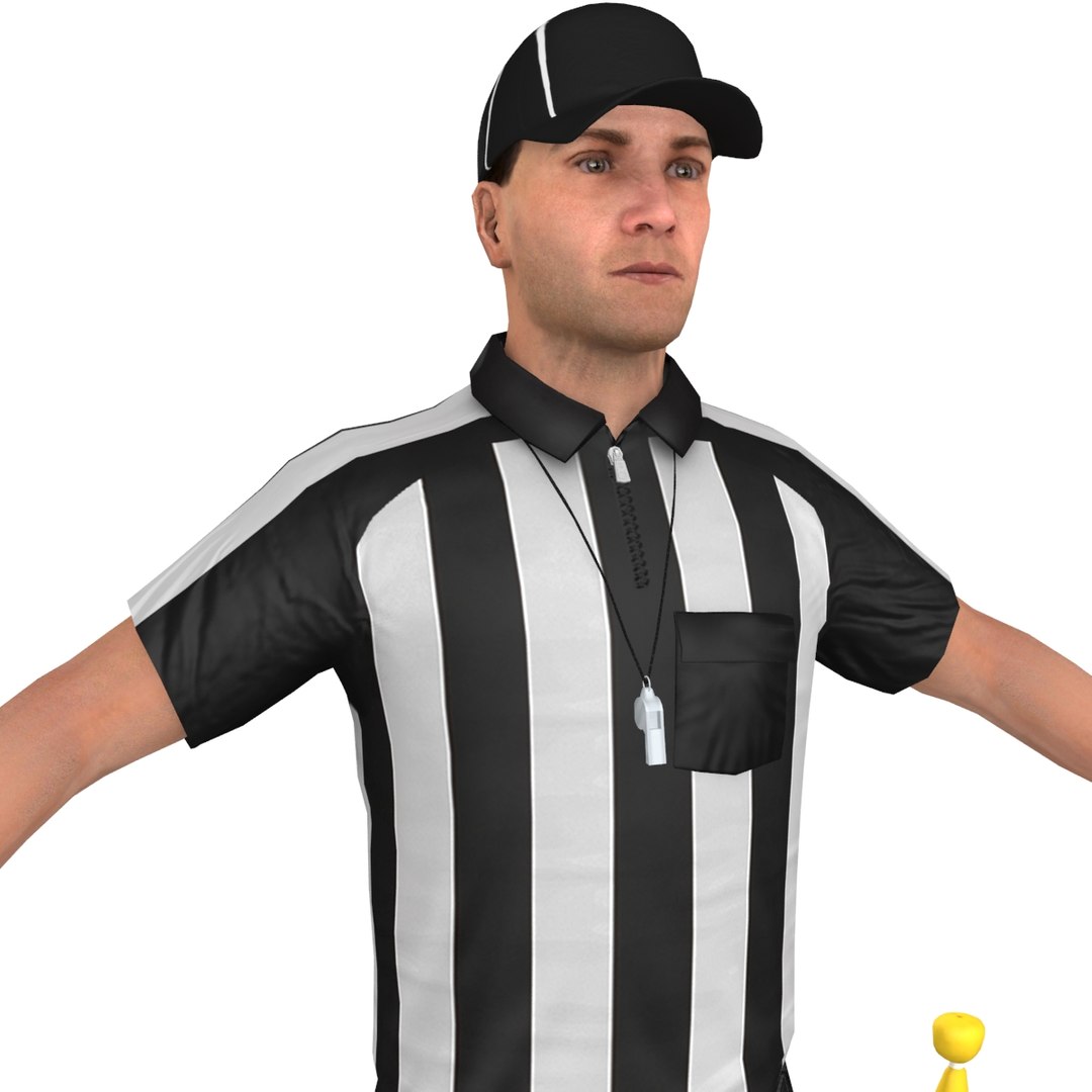3D Football Referee 4 - TurboSquid 1299886