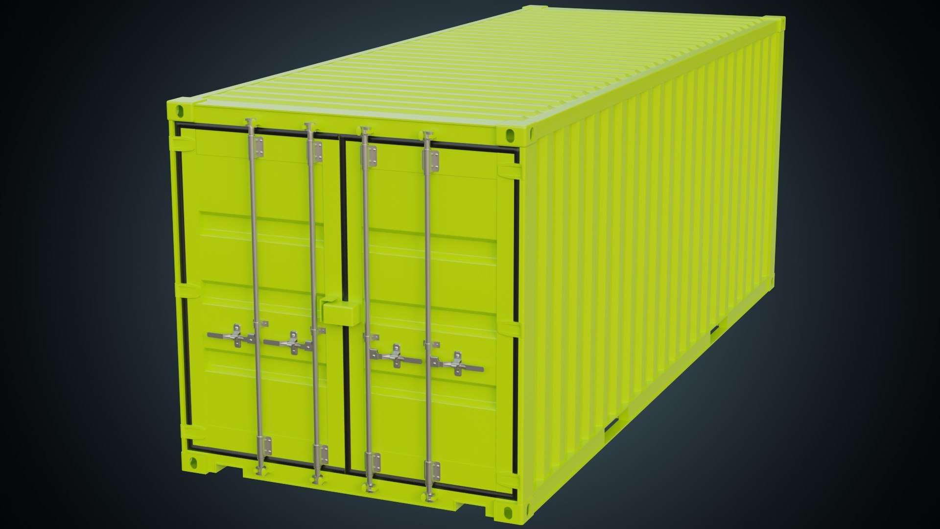 3D Cargo Container 6 Basic - TurboSquid 2313270