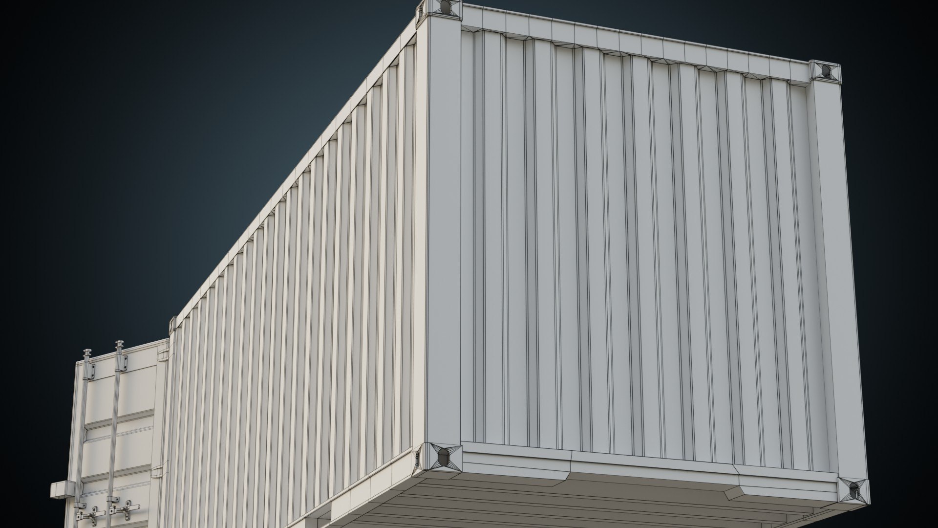 3D Cargo Container 6 Basic - TurboSquid 2313270