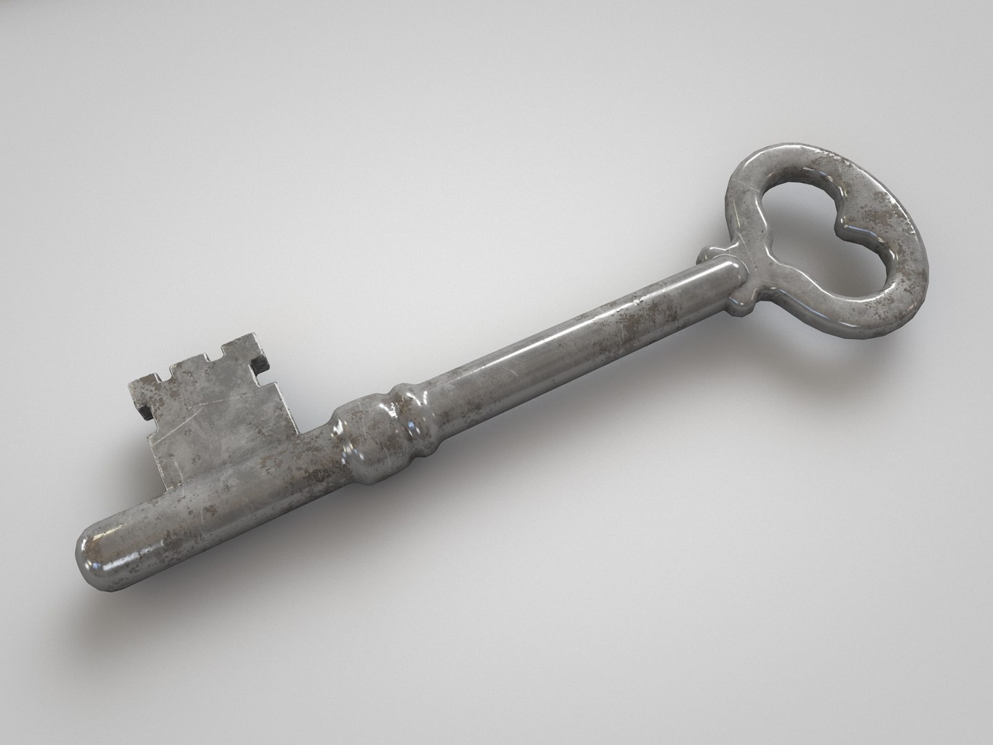 3D vintage key old model - TurboSquid 1396759