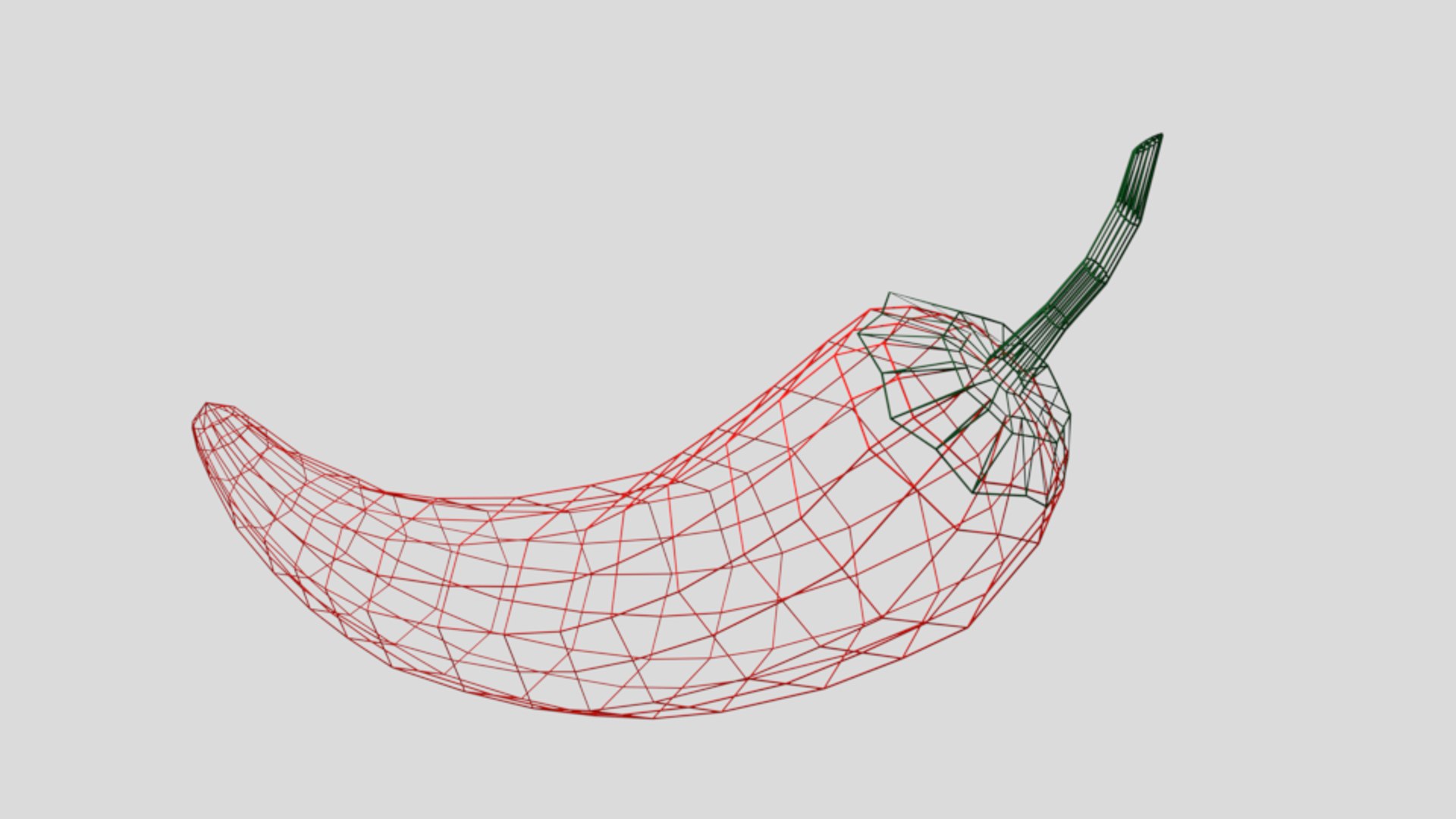 Free Red Pepper Modelled 3D Model - TurboSquid 1467304