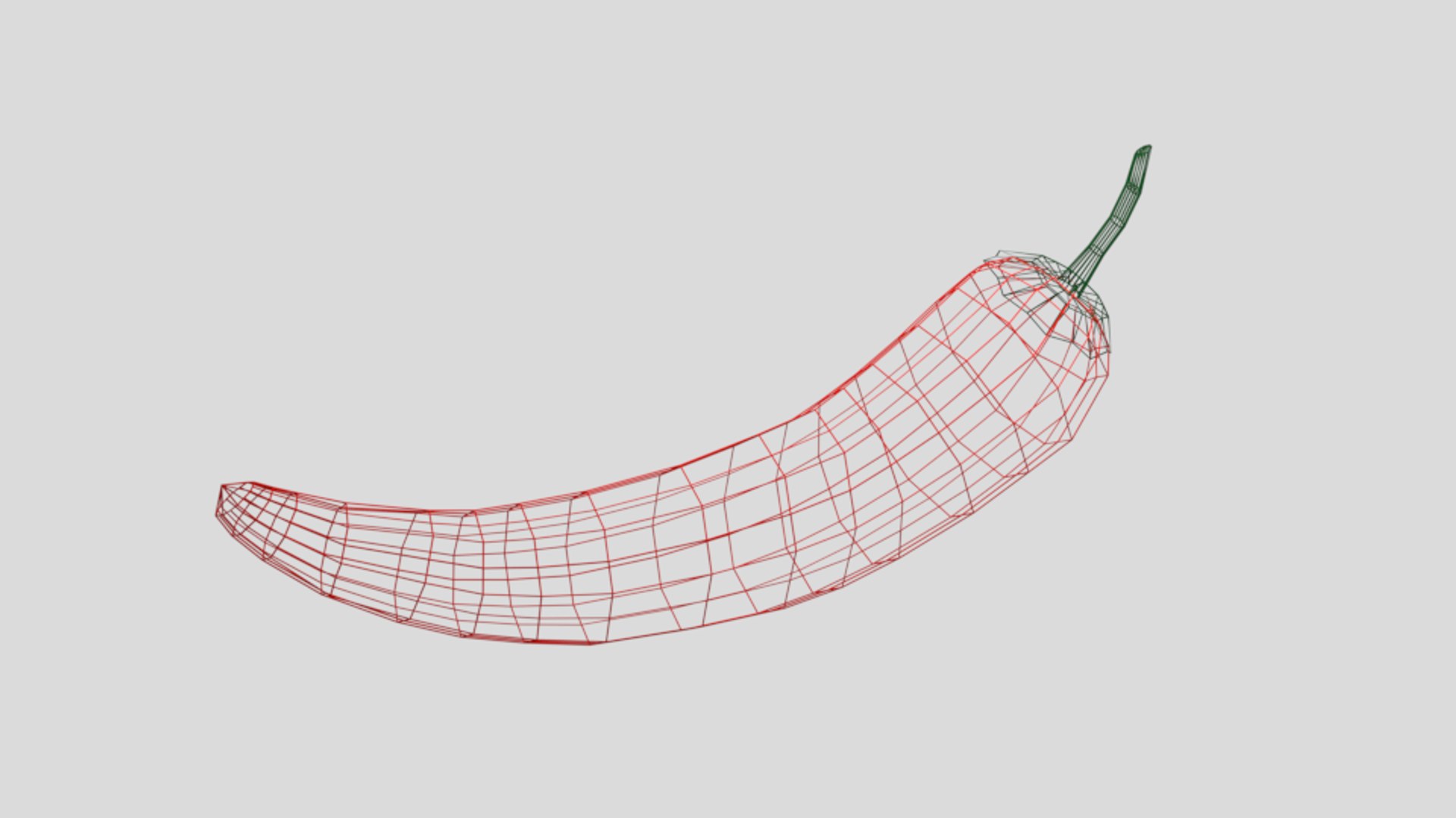 Free Red Pepper Modelled 3D Model - TurboSquid 1467304