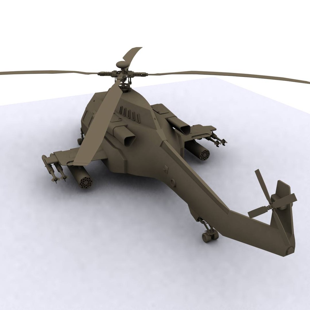 3ds New Military Helicopter
