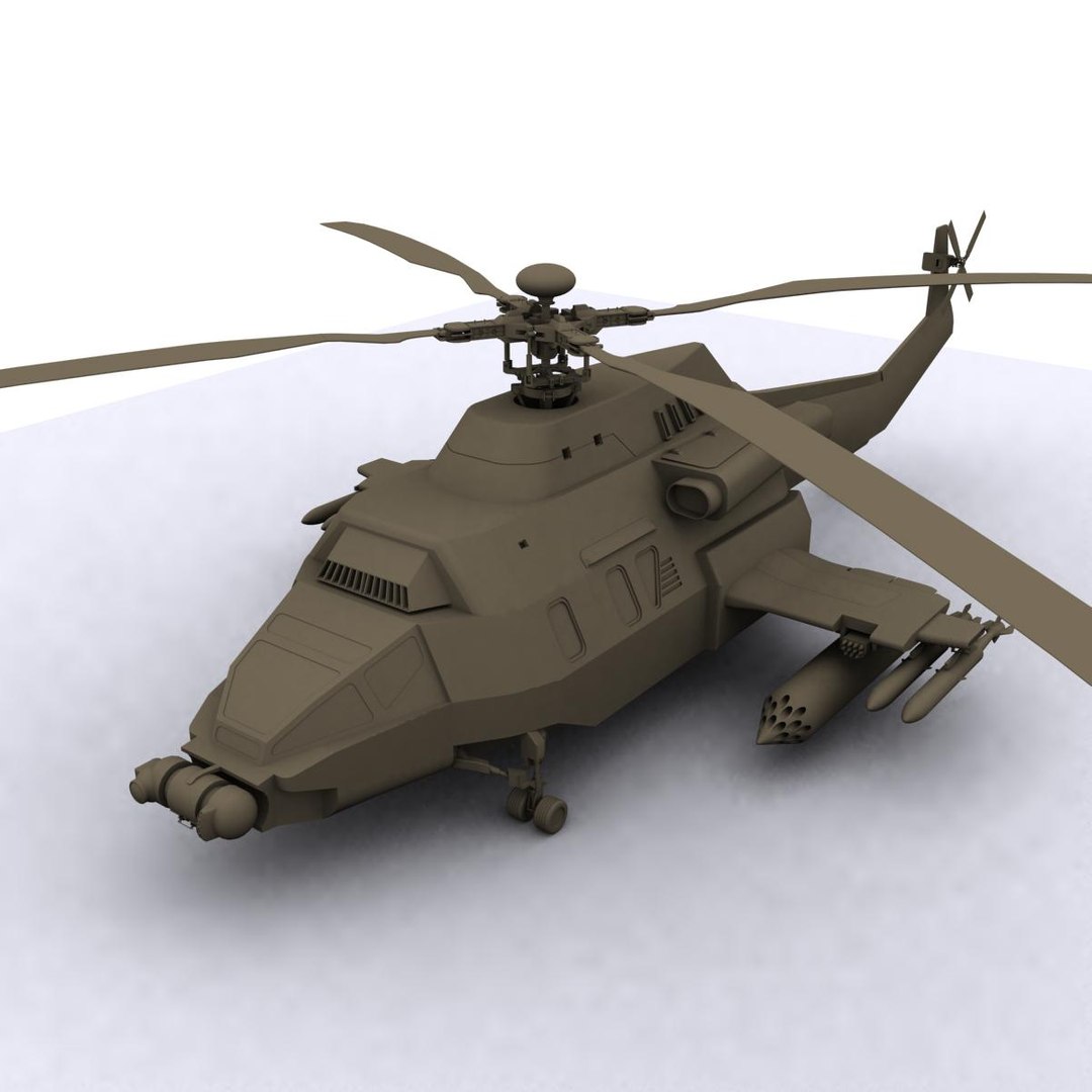 3ds New Military Helicopter