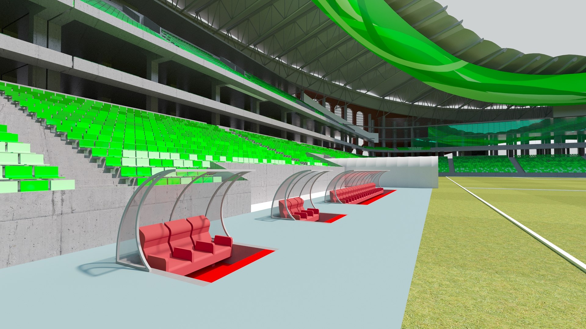 Stadium 3D Model - TurboSquid 1867430