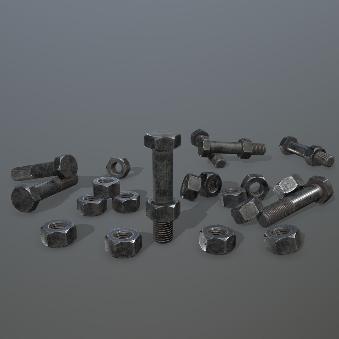 Bolts 3D Model - TurboSquid 1541614