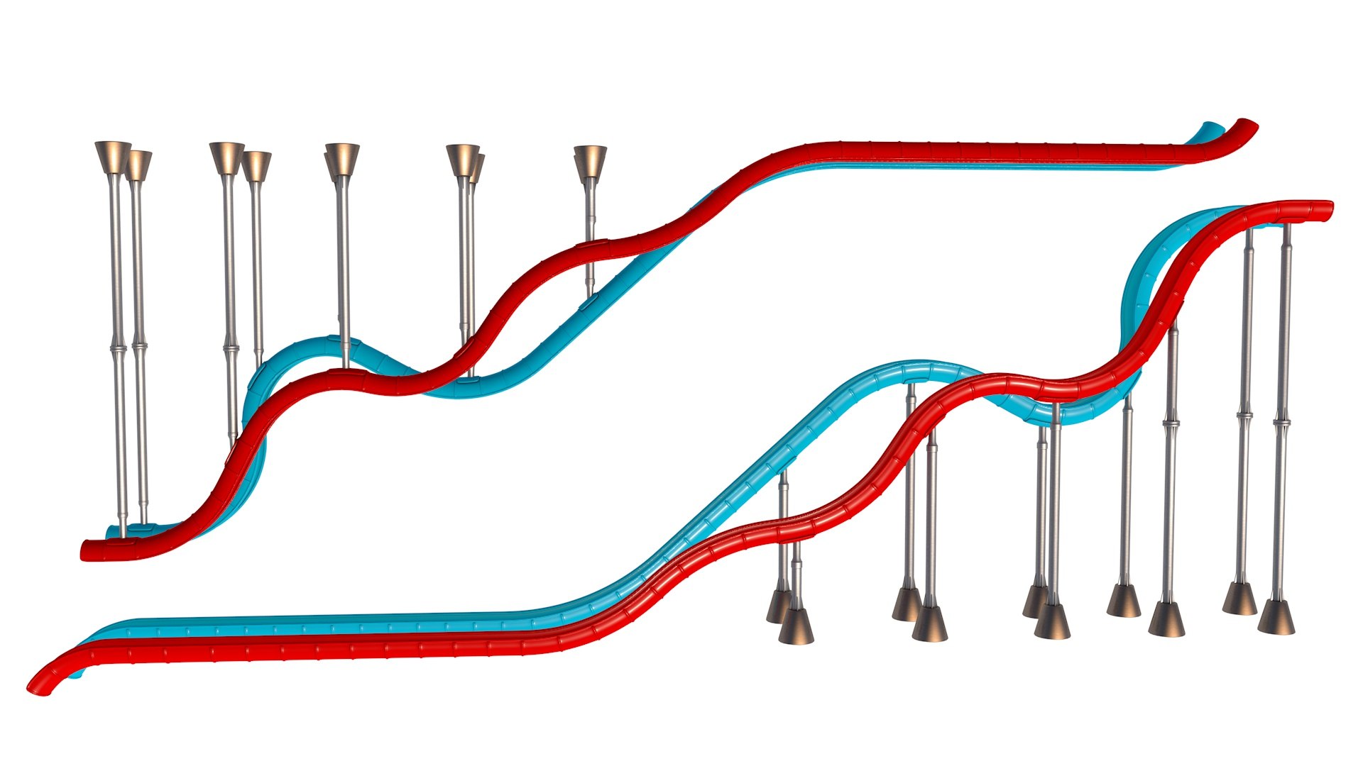 3D model water slides - TurboSquid 1773611