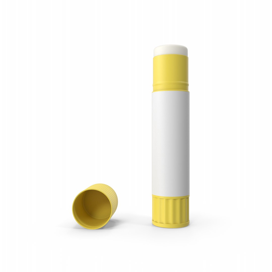 Opened Glue Stick 3D Model - TurboSquid 2110695