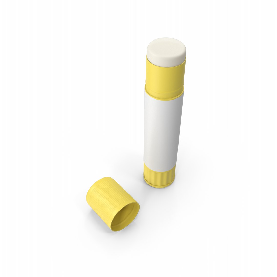 Opened Glue Stick 3D Model - TurboSquid 2110695