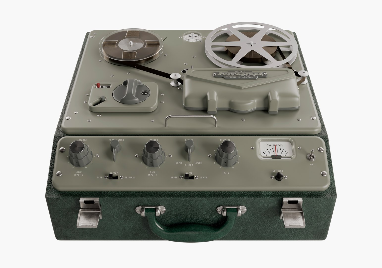 Vintage Ferrograph Reel-to-Reel Recorder 3D Model - TurboSquid 2008630