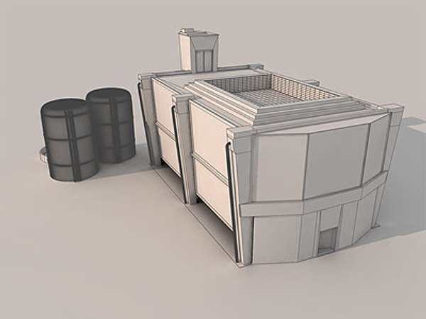 3ds max building