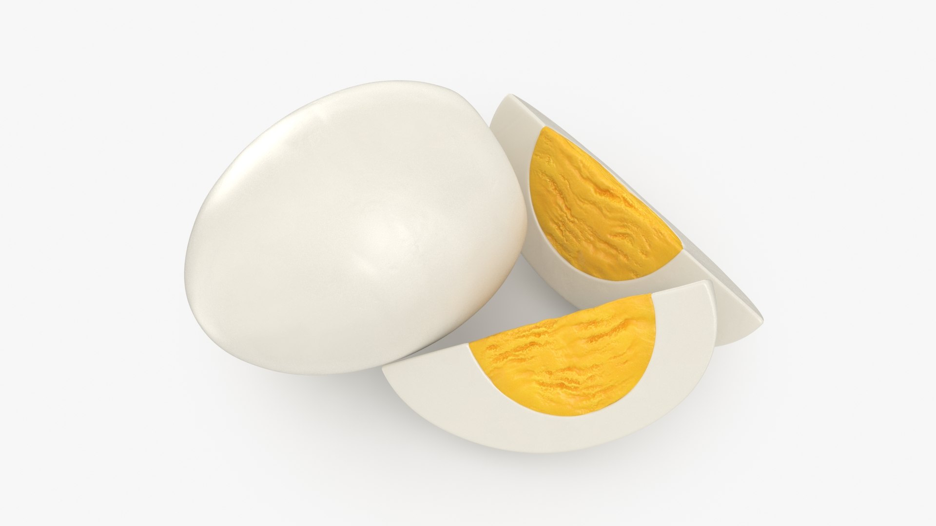 3D Hard Boiled Eggs 03 model - TurboSquid 2173347