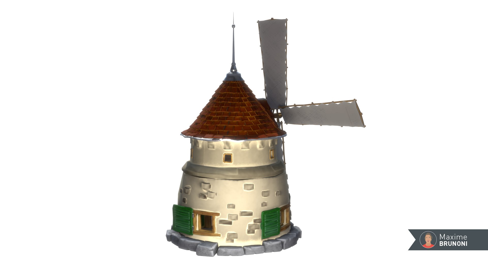 3D Wind mill model - TurboSquid 1724733