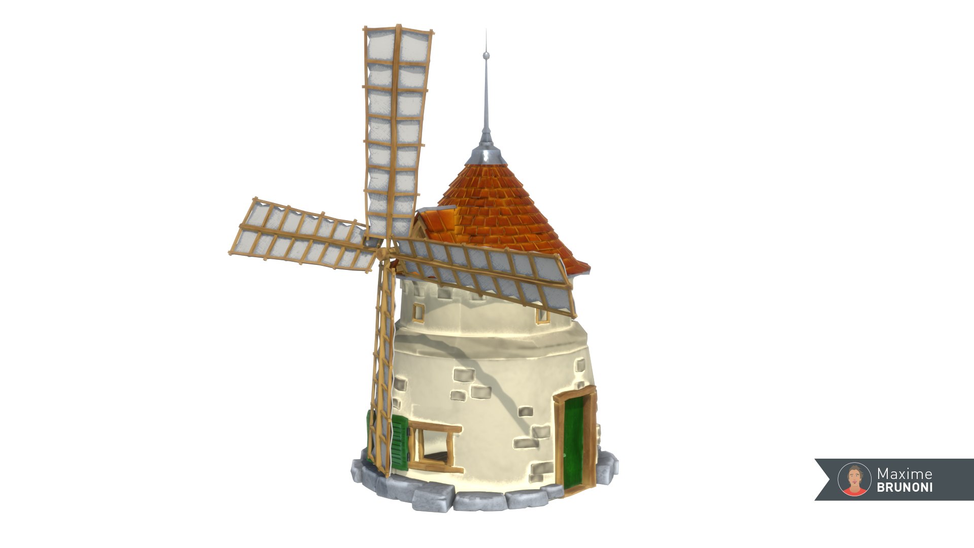 3D Wind mill model - TurboSquid 1724733