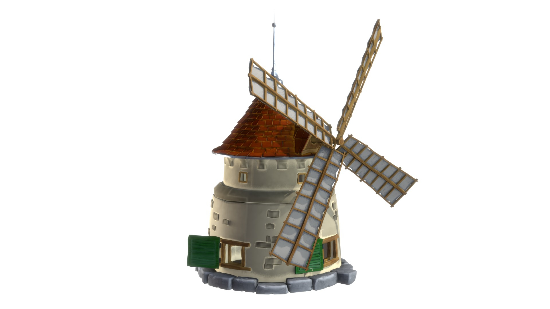 3D Wind mill model - TurboSquid 1724733